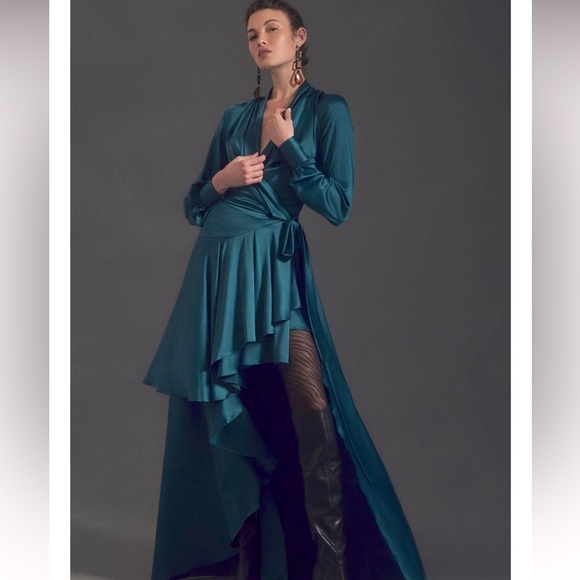 Anthropologie | Dresses | Anthropologie Pat Bo Highlow Ruffle Maxi ...